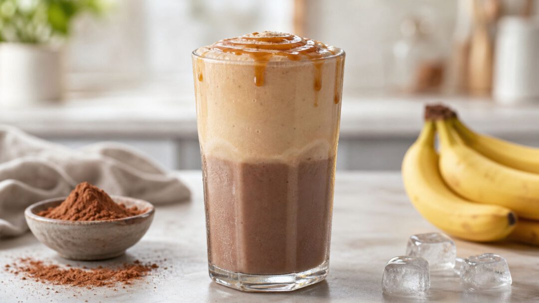 Soft Schoko-Caramel Protein Shake - [Allround Athletics] by Coach Zimo ...